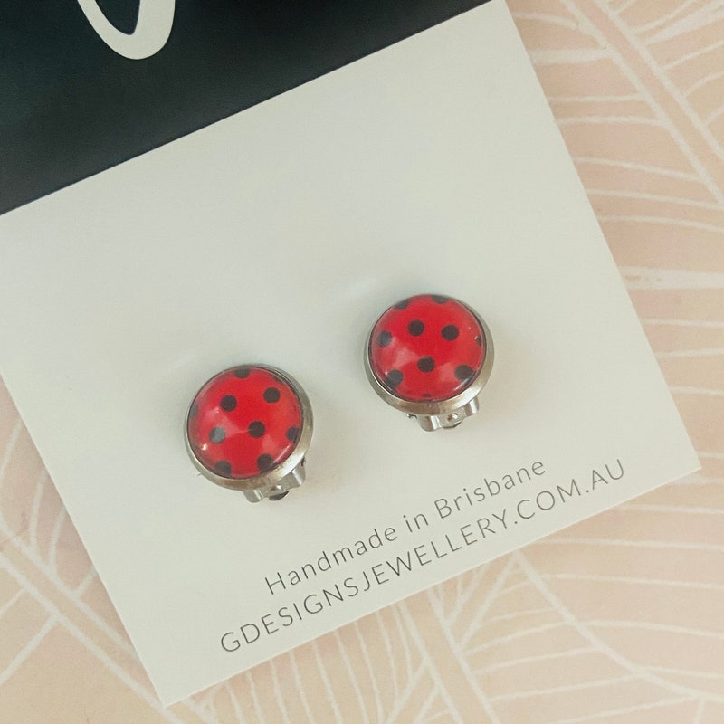 Miraculous Ladybug Earrings - Etsy
