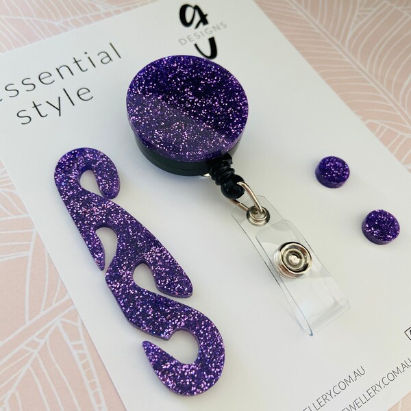 Retractable Security Badge Holder - Etsy