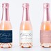 Mini Champagne Bottle Label Template, Wedding Favor Mini Champagne ...