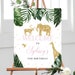 Two Wild Welcome Sign Template, Printable Wild Animals Themed Party ...