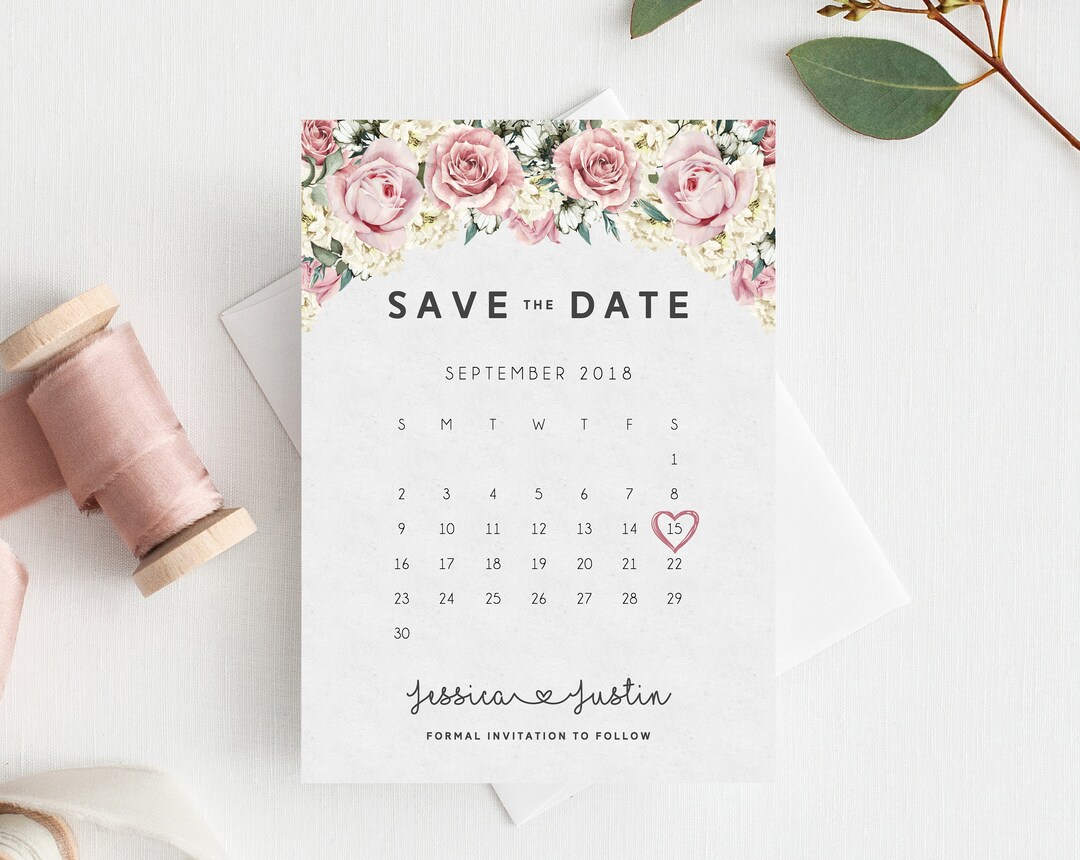 INSTANT DOWNLOAD Save the Date, Save the Date Template, Save the Date ...