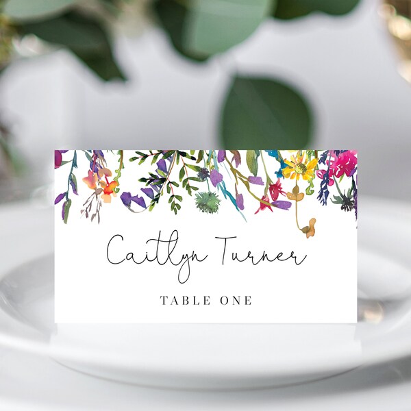 Spring Place Cards - Etsy