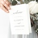 Bi-fold Wedding Program Template, Printable Folded Wedding Program ...