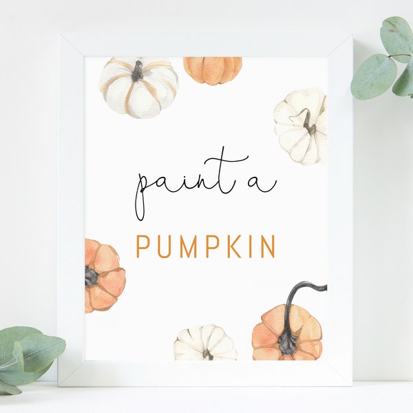 Painted Pumpkin - Etsy