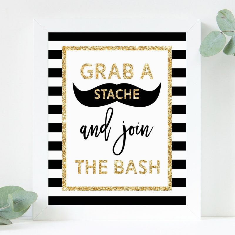 Stache Bash Party - Etsy
