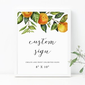 Editable Little Cutie Custom Sign Template, DIY Printable Unlimited ...