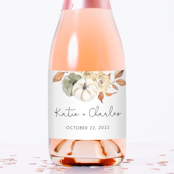 Champagne Wedding Label - Etsy