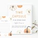 Pumpkin Time Capsule Sign Template, Printable Pumpkin Themed Time ...