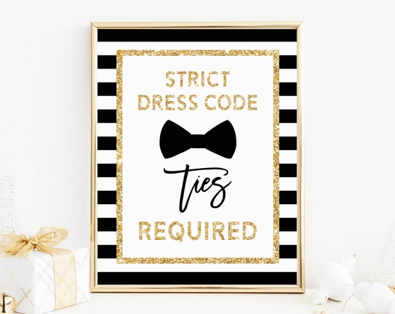 INSTANT DOWNLOAD Mr. Onederful Strict Dress Code Ties Required | Etsy