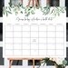 Greenery Due Date Calendar Template, Baby Due Date Game, Printable Baby ...