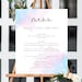 Gender Reveal Menu Template, Printable Gender Reveal Menu, Blue or Pink ...