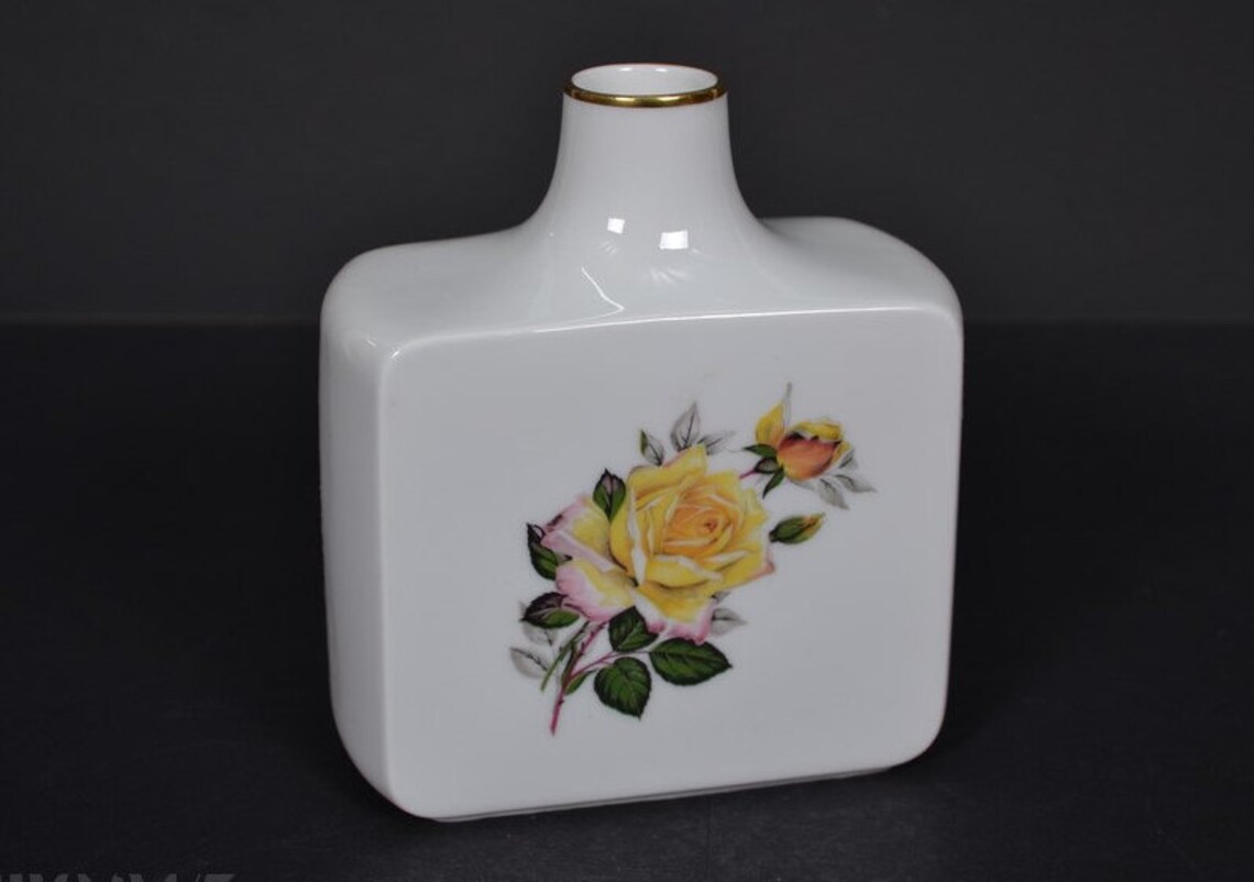 Furstenberg West-germany Vase Decor Roses - Etsy