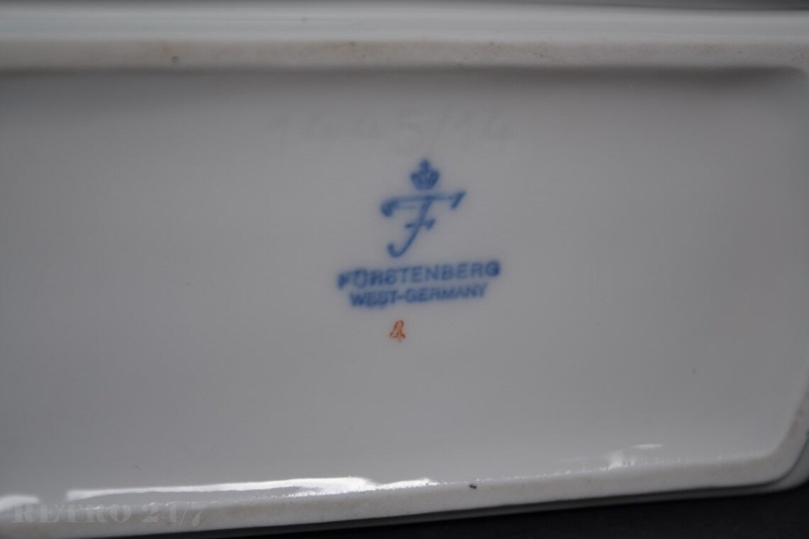 Furstenberg West-germany Vase Decor Roses - Etsy