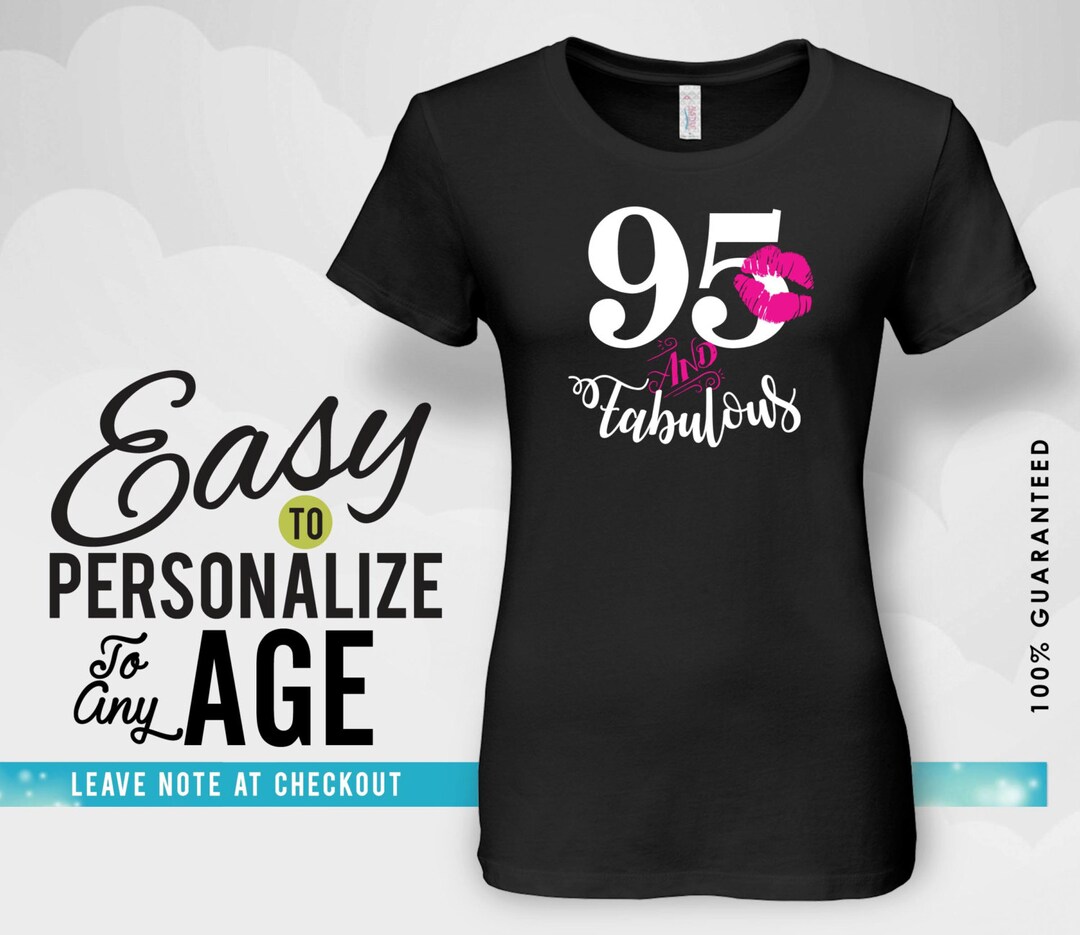 95th Fabulous 95th Birthday Gift Idea 95th Birthday Gift - Etsy