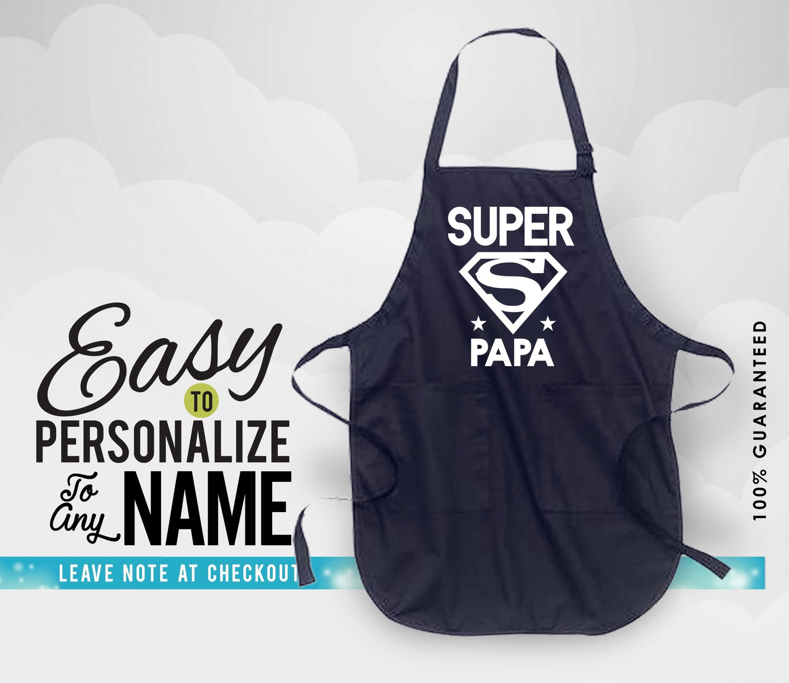 Papa, Papa Gift, Gift, Papa Apron, Apron, Custom Apron, Linen Apron ...