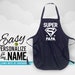 Papa, Papa Gift, Gift, Papa Apron, Apron, Custom Apron, Linen Apron ...