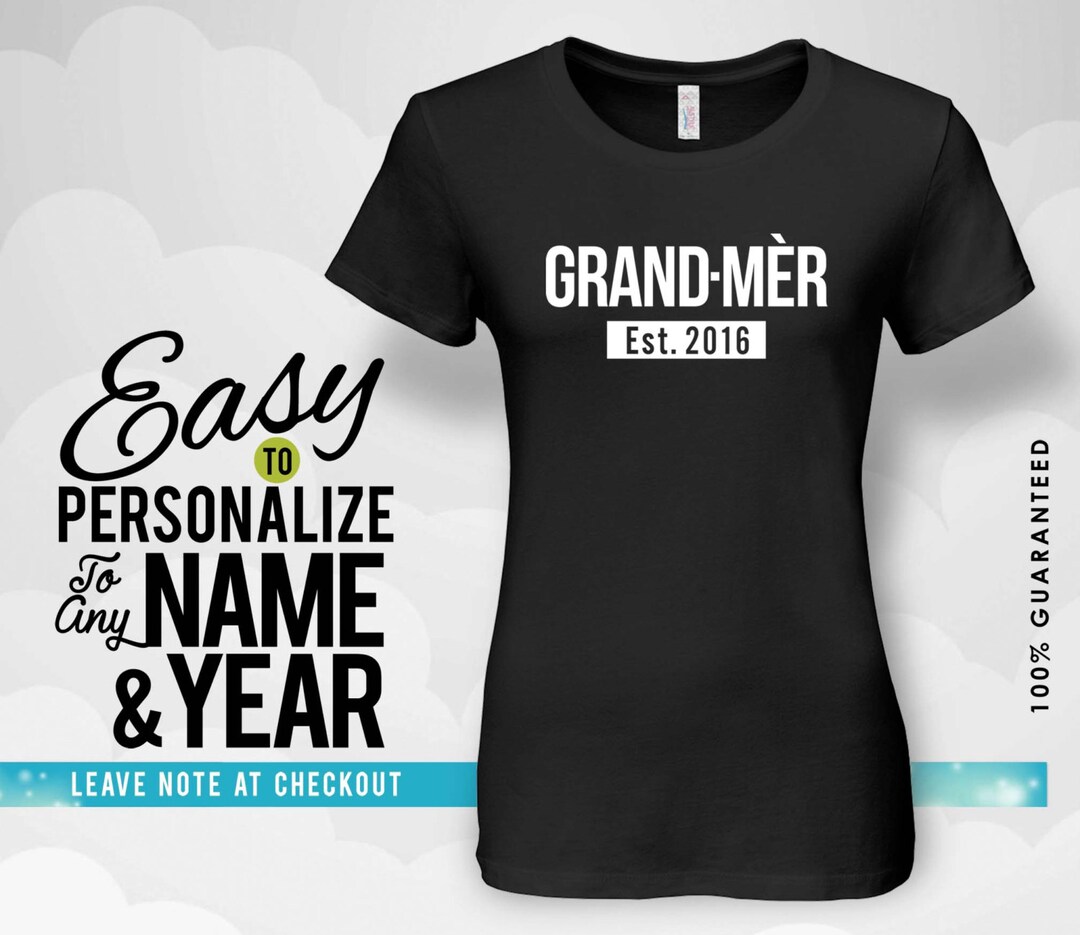 Grand-mer Gift Family Family Shirt Birthday Shirt Birthday - Etsy