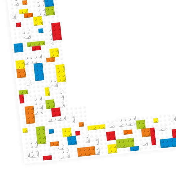 Lego Bricks Border