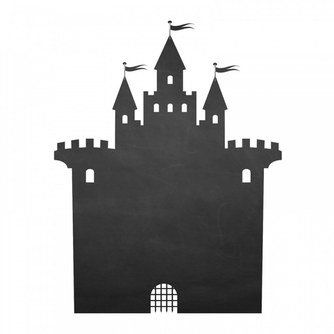 002 Castle - Self-adhesive Blackboard Foil/chalk Foil Incl. 3 Pieces of ...