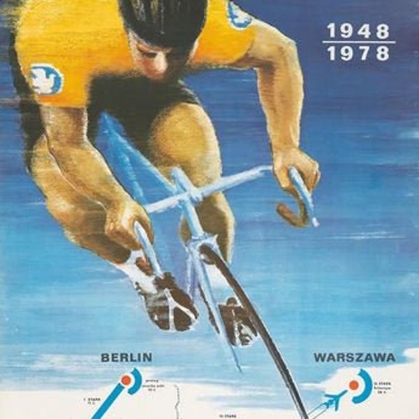 Vintage Race Poster - Etsy