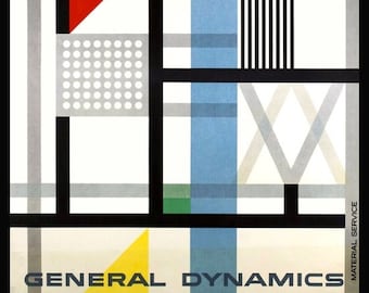 General Dynamics Poster - Etsy