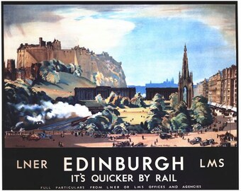 Vintage LNER Hornsea Railway Poster A3/A2/A1 Print | Etsy