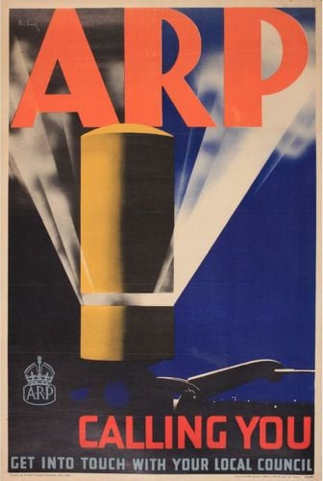 Vintage World War Two ARP Recruitment Poster A3 Print - Etsy