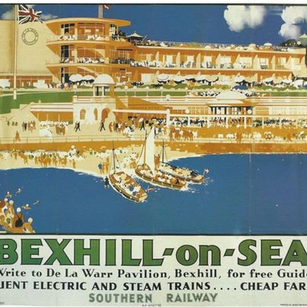 Railway Poster - Etsy