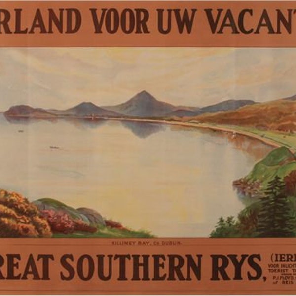 Dutch Railway Poster - Etsy