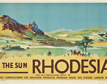 Tourism Poster | Etsy