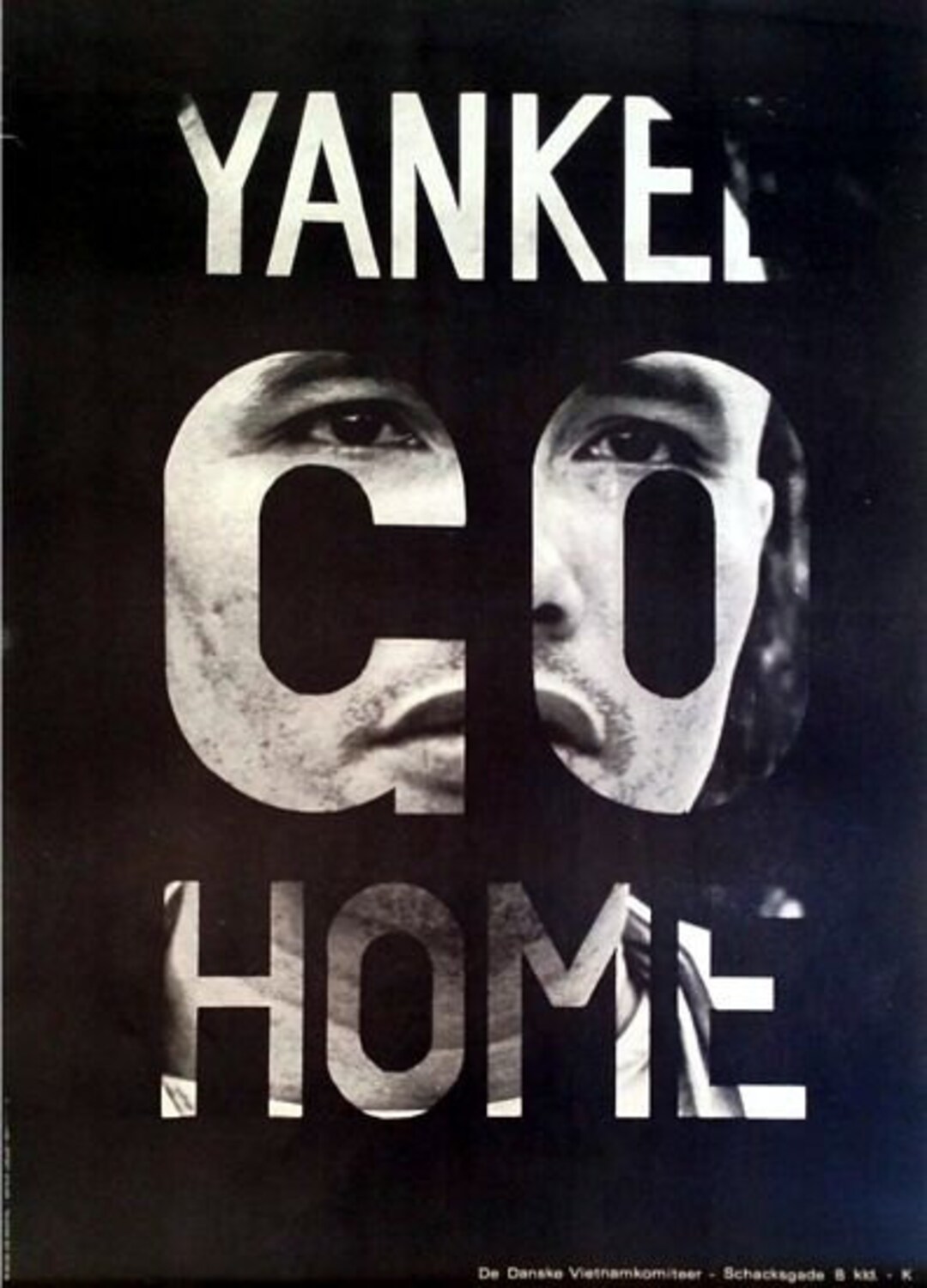 Vintage Yankee Go Home Anti Vietnam War Poster A3 Print - Etsy