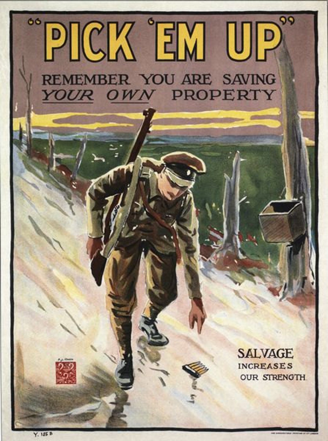 Vintage WW1 Military Recycling Poster A3/A2/A1 Print - Etsy