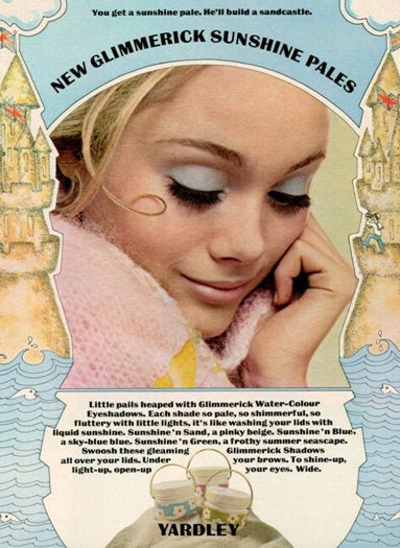 Swinging 1960's Advertisement for Yardley of London Cosmetics ...