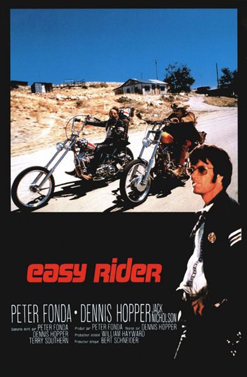 Easy Rider Film Poster A3/A2/A1 drucken - Etsy.de