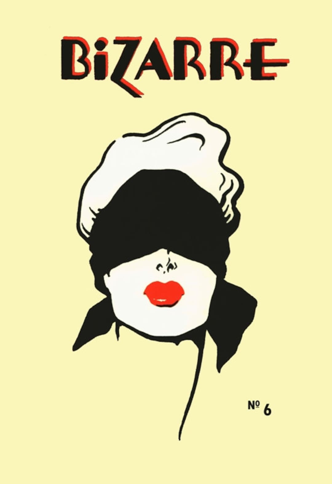 Vintage 1940's Bizarre Fetish Magazine Cover No.6 Art A3 Poster Re ...