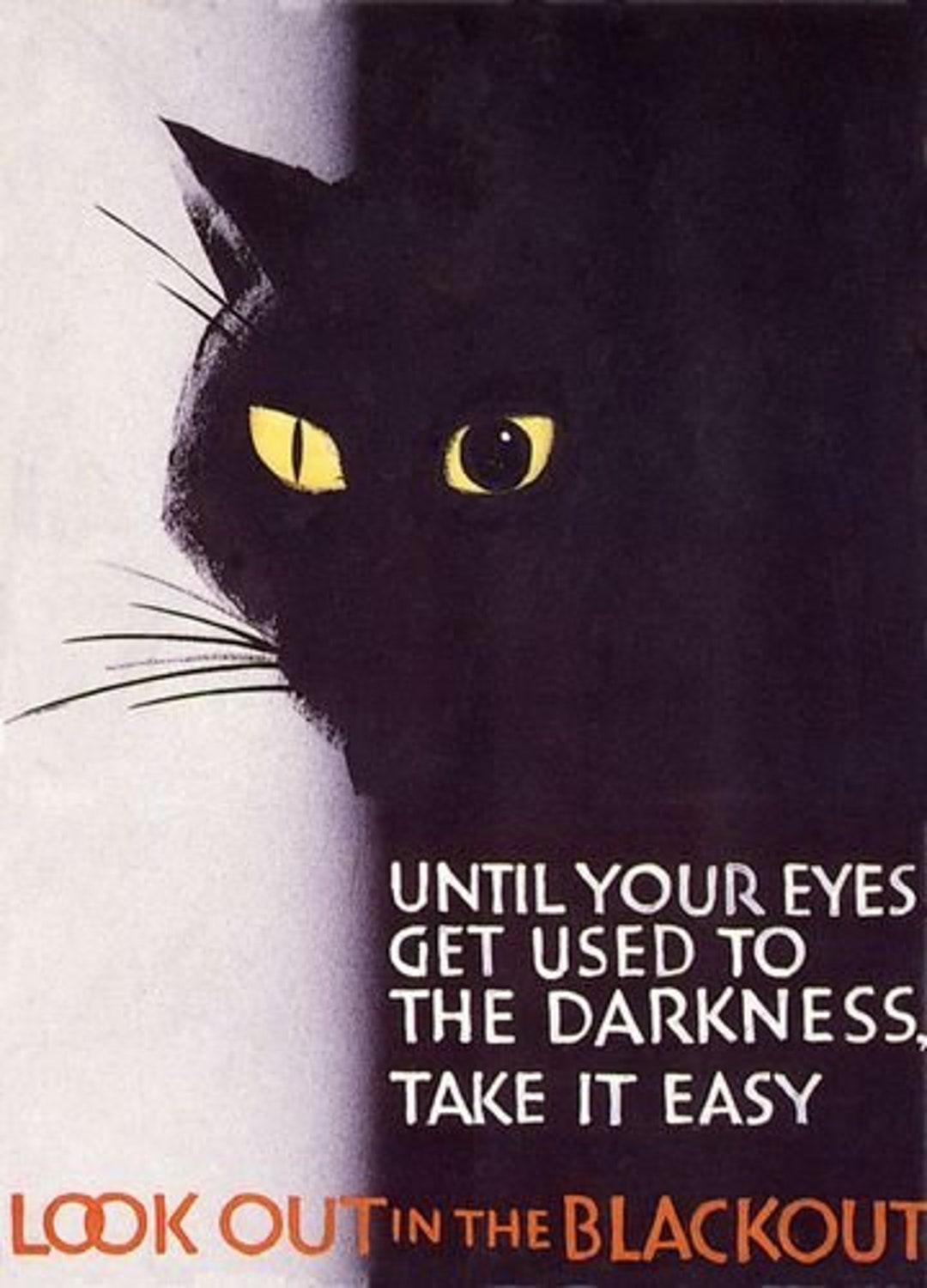 British World War 2 Blackout Poster A3 / A2 Print - Etsy