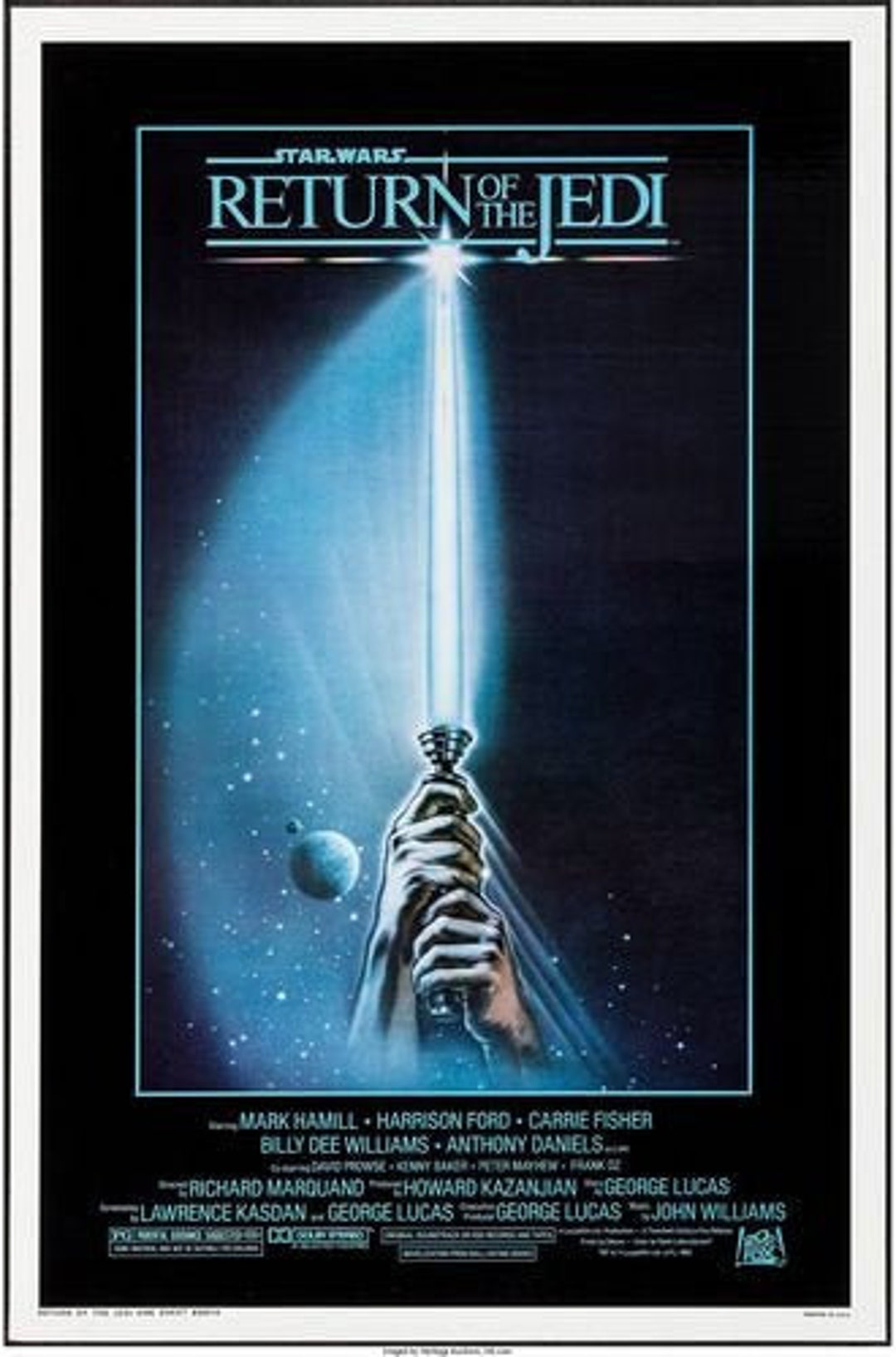 Vintage Return of the Jedi Star Wars Movie Poster A3 Print - Etsy