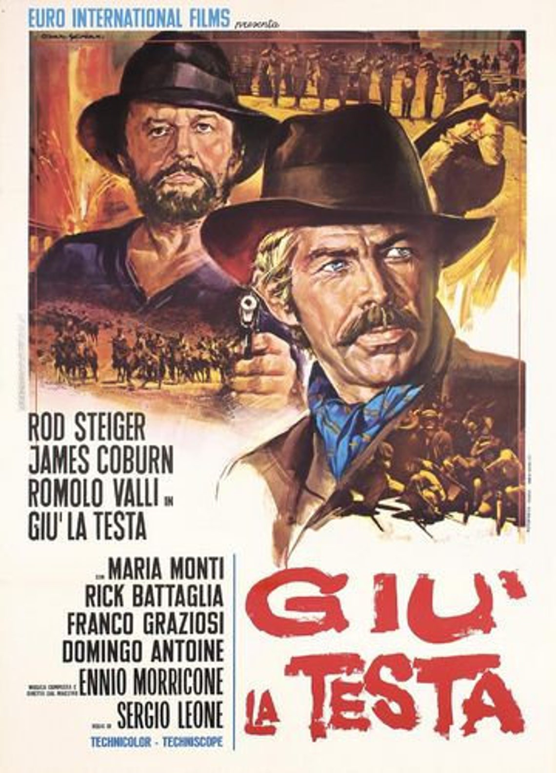 Vintage Spaghetti Western Movie Poster A3 Print - Etsy Ireland