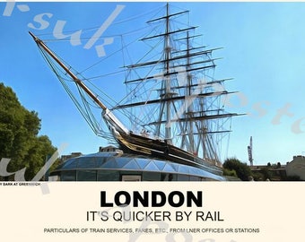 Cutty Sark Poster - Etsy