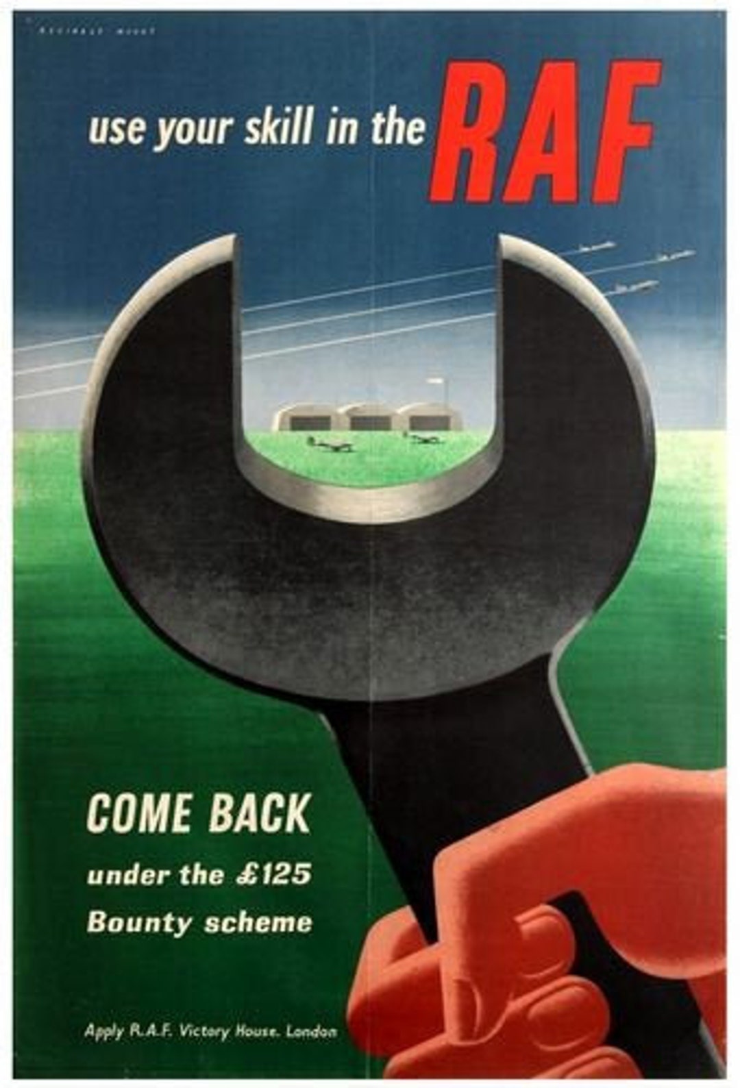 Vintage RAF Mechanic Recruitment Poster A3 Print - Etsy