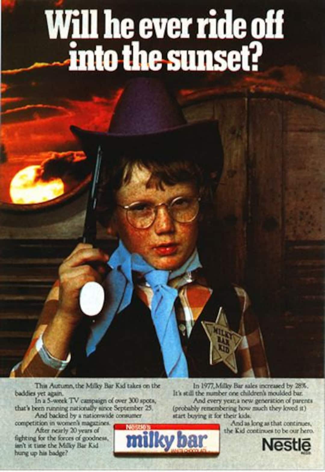 Vintage Milky Bar Kid Advertisement Poster A3 Print Etsy UK vintage-milky-bar-kid-advertisement-poster-a3-print-etsy-uk