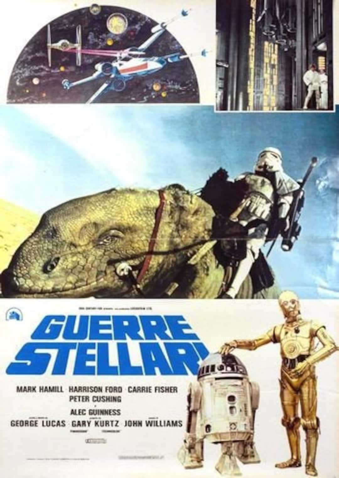 Vintage French Star Wars Movie Poster Poster A3 Print - Etsy