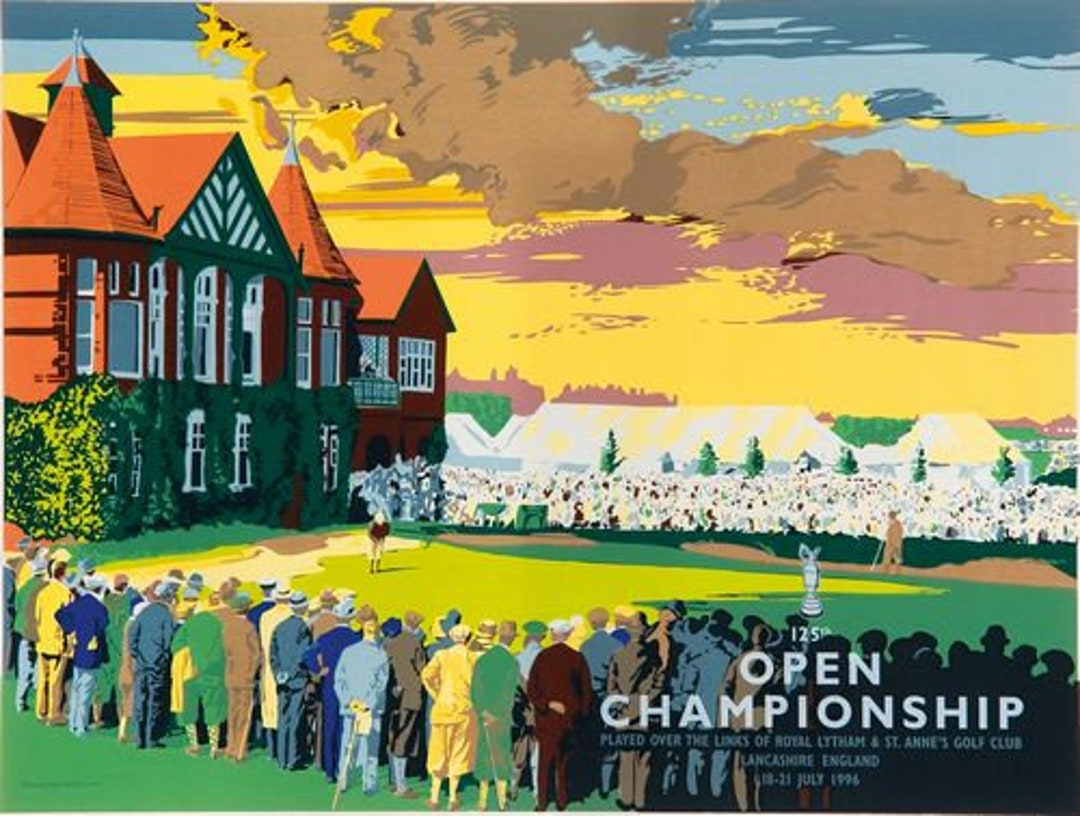Vintage 1996 British Open Golf Poster A3 Print - Etsy