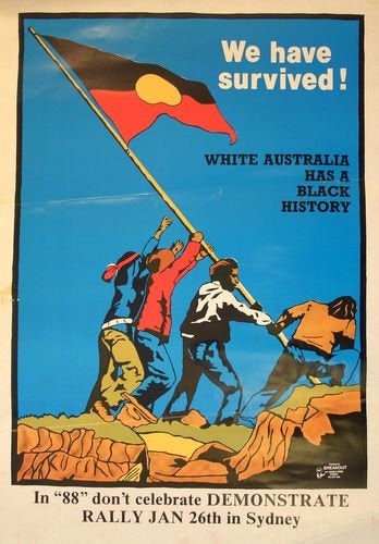 Vintage Australian Aboriginal Rights Political Poster Print A3 - Etsy