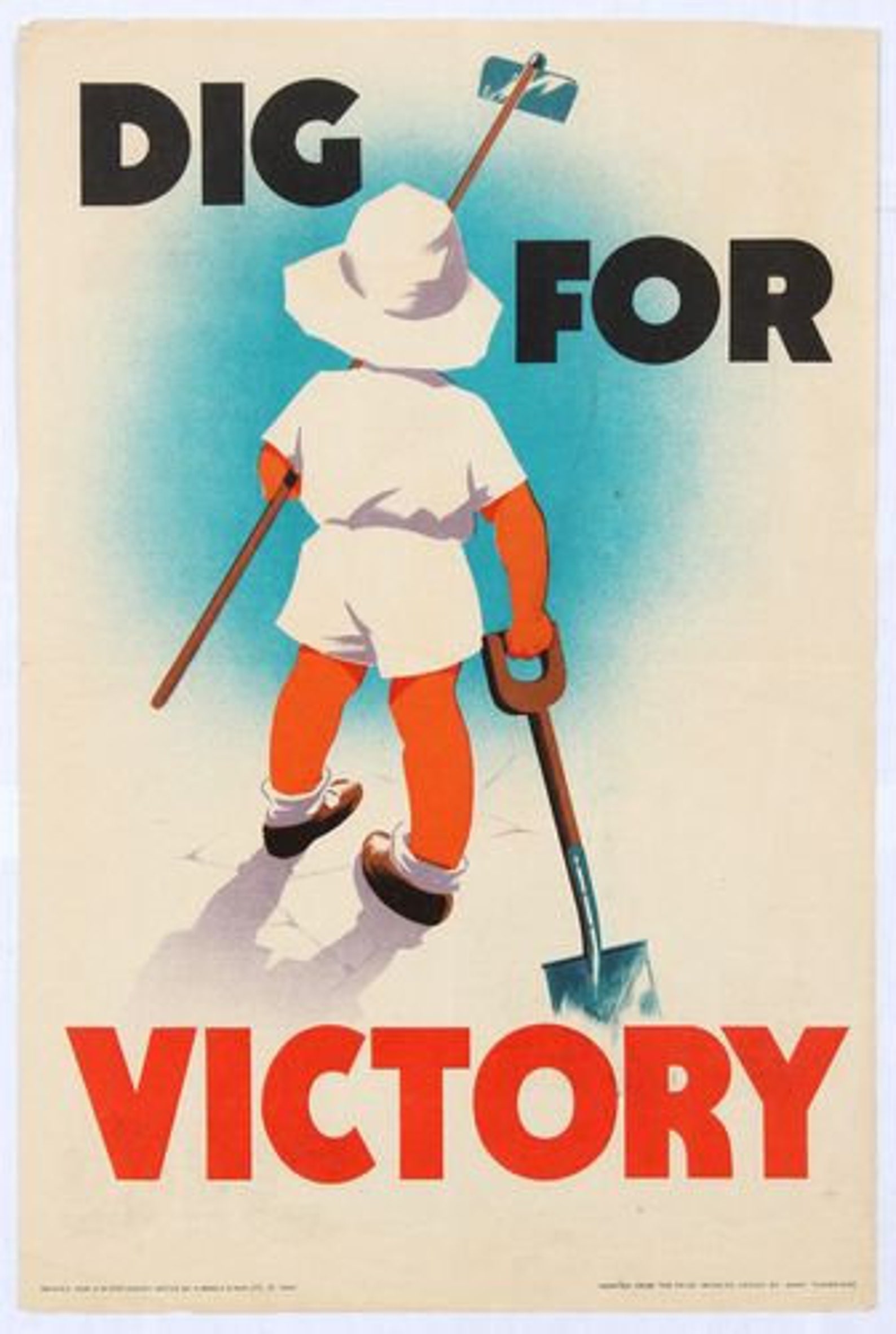 Vintage World War Two Dig For Victory Poster A3/A2/A1 Print | Etsy
