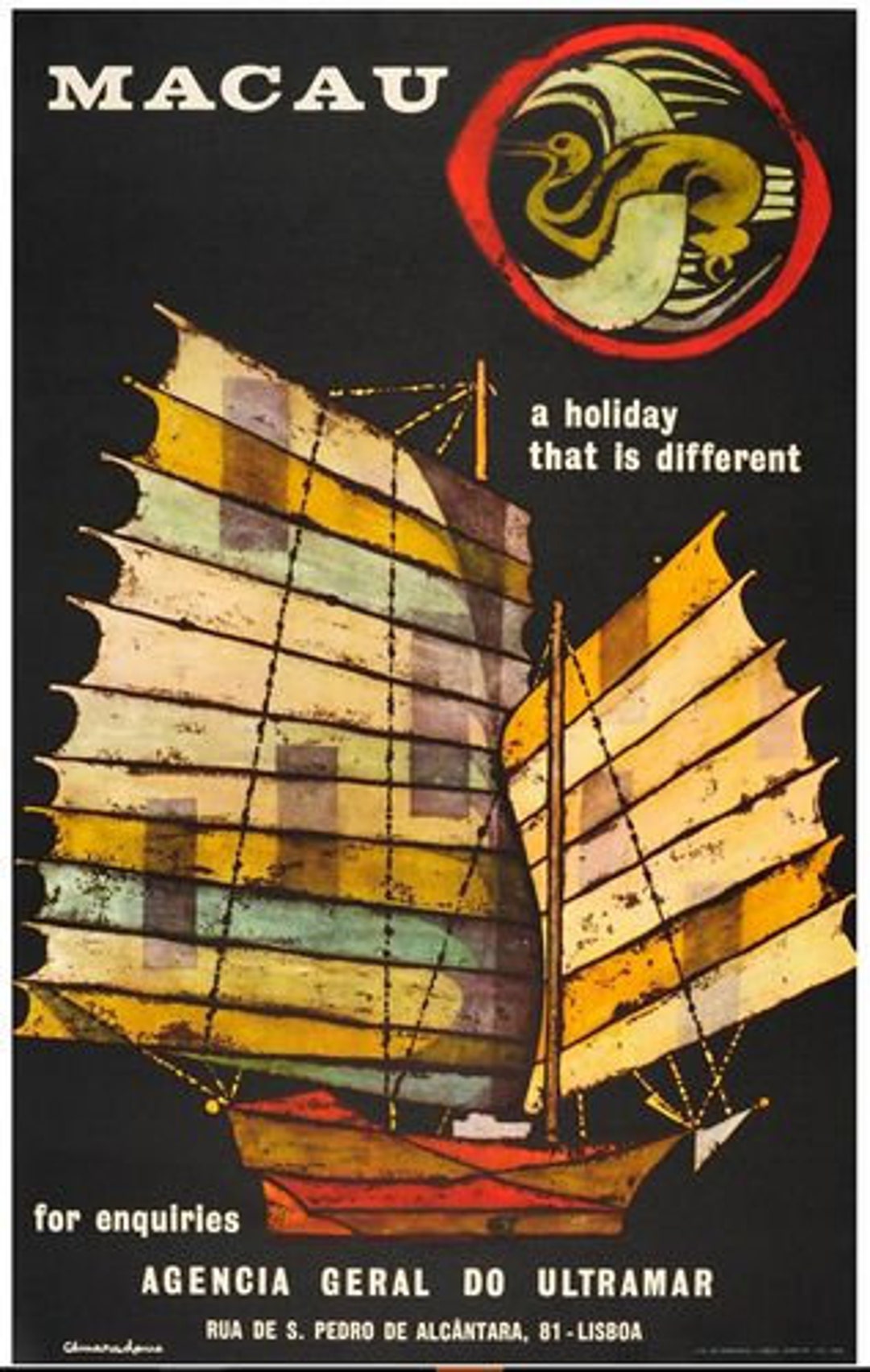 Vintage Macau China Tourism Poster A3 Print - Etsy UK