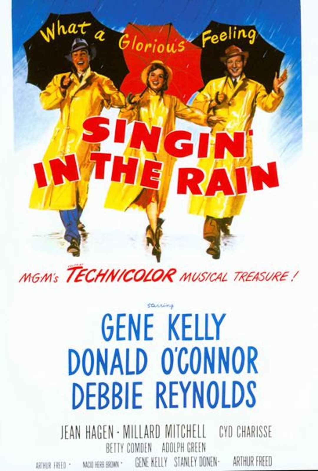 Singing in the Rain Movie Poster A3/A2/A1 Print - Etsy