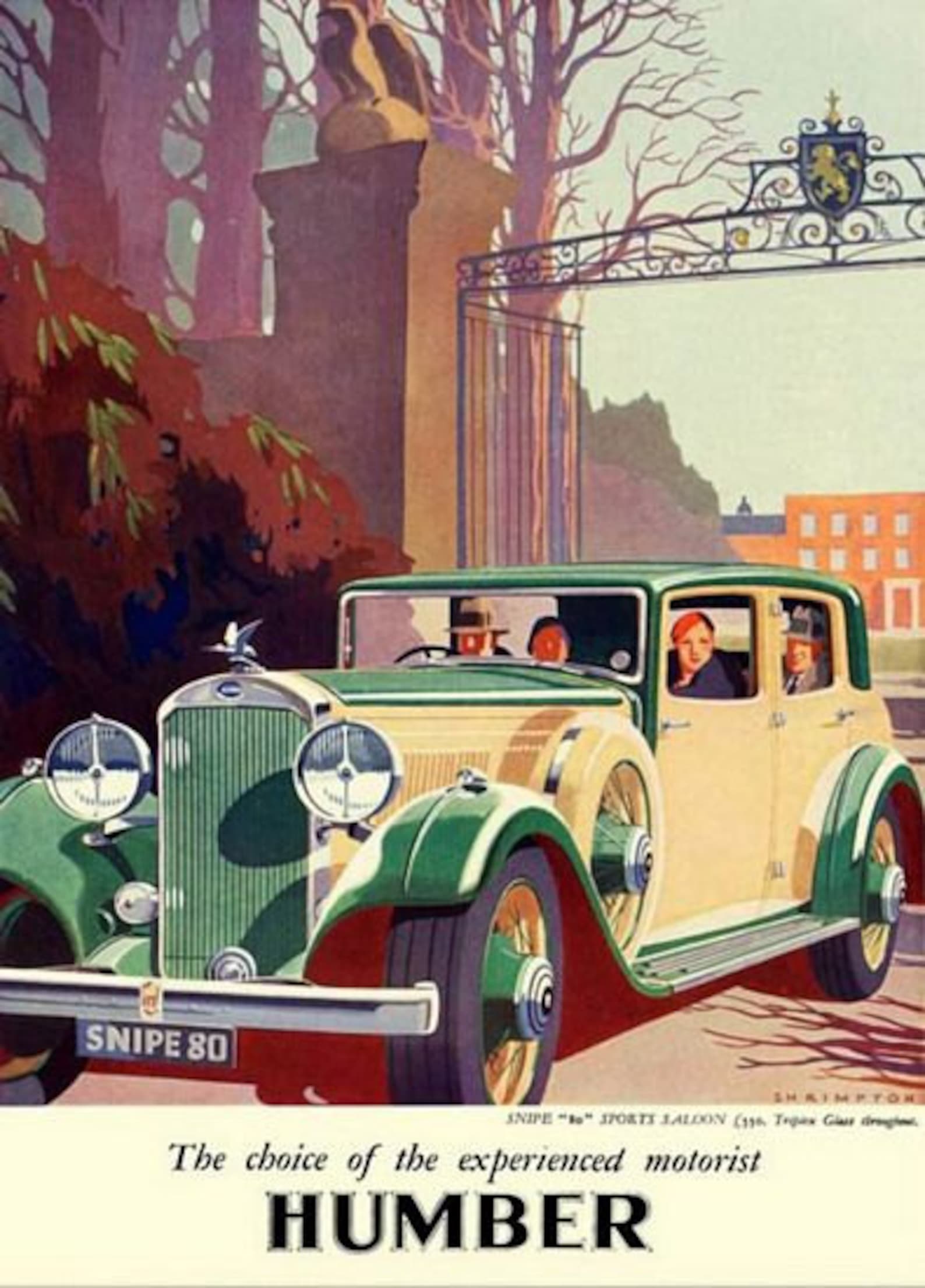 Vintage Humber Snipe Motor Car Advertisement Poster A3 Print - Etsy UK