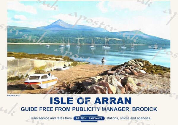 Prints Vintage Style Railway Poster Reigate Surrey A3/A2 Print Wall ...