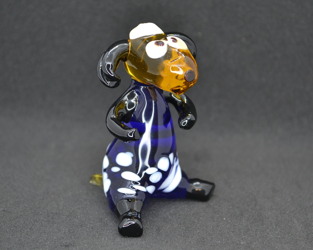 Blown Glass Sheep Figurine: Art Glass Sculpture, Desk Decor - Etsy